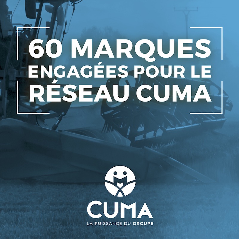 60 marques s'engagent au service des Cuma en 2024 | FNCuma